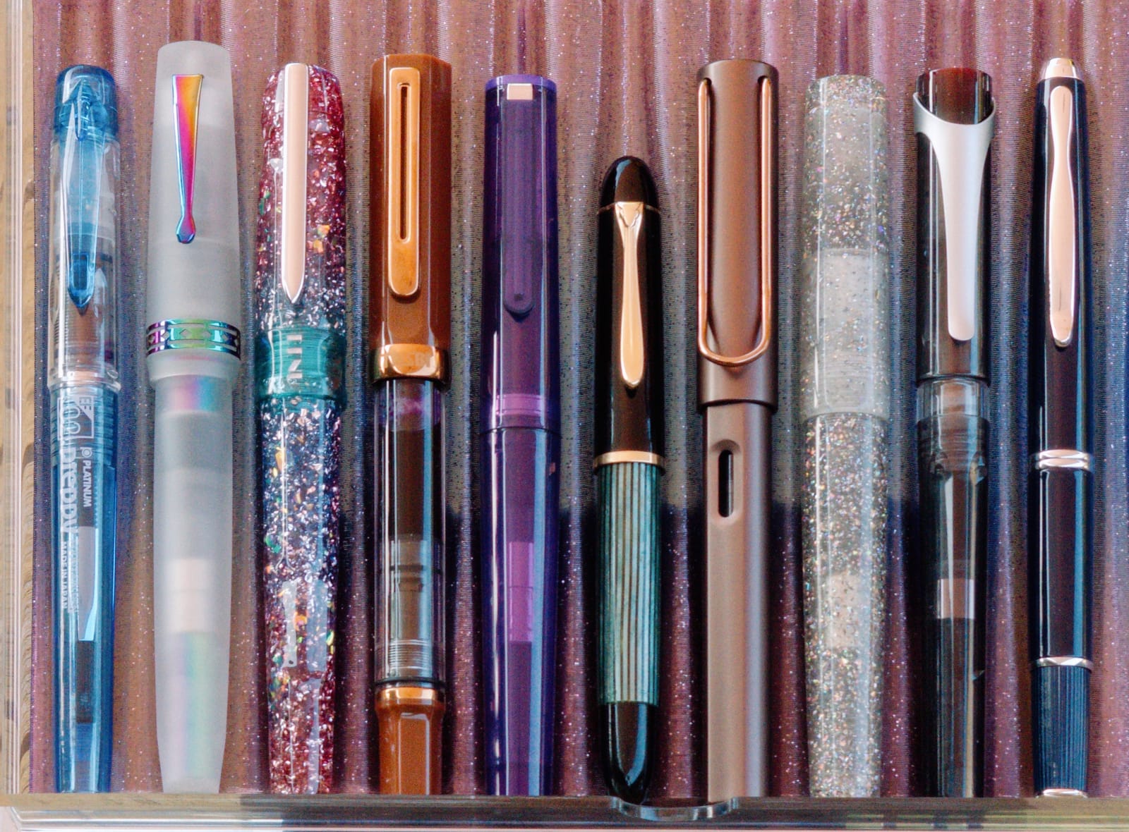 Ink Swatch Wednesday: June's Currently Inked Pens