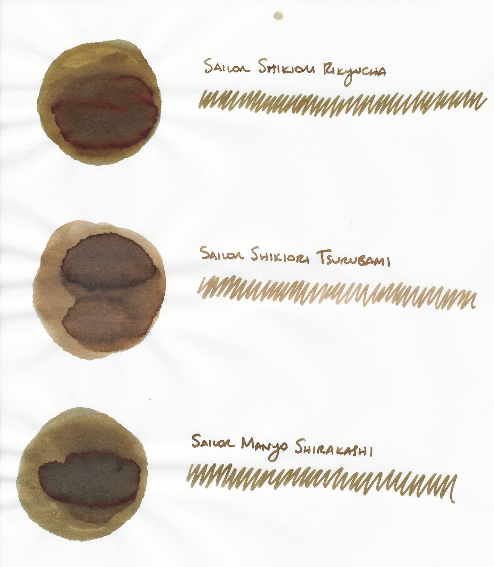 Sailor Ink "Family": Rikyucha, Shirakashi, and Tsurubami