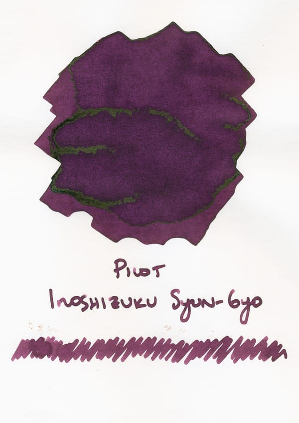 Ink Swatch Wednesday: Pilot Iroshizuku Syun-Gyo